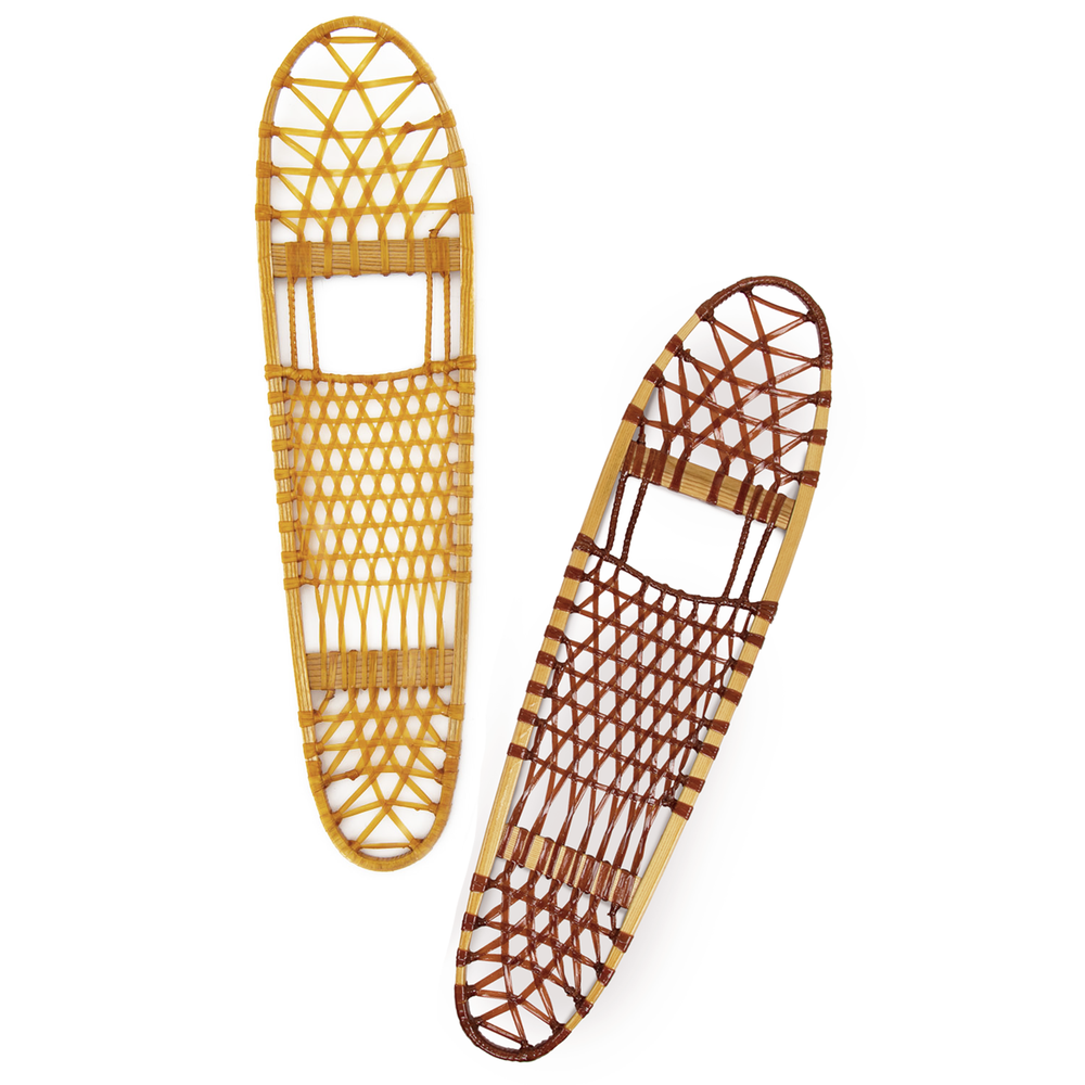 Traditional Finished Wooden Snowshoe
